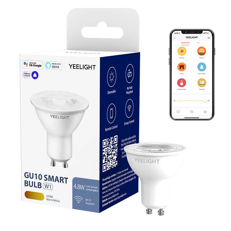 GU10 Smart Bulb W1 (Dimmable 2700K) | CopperConnect