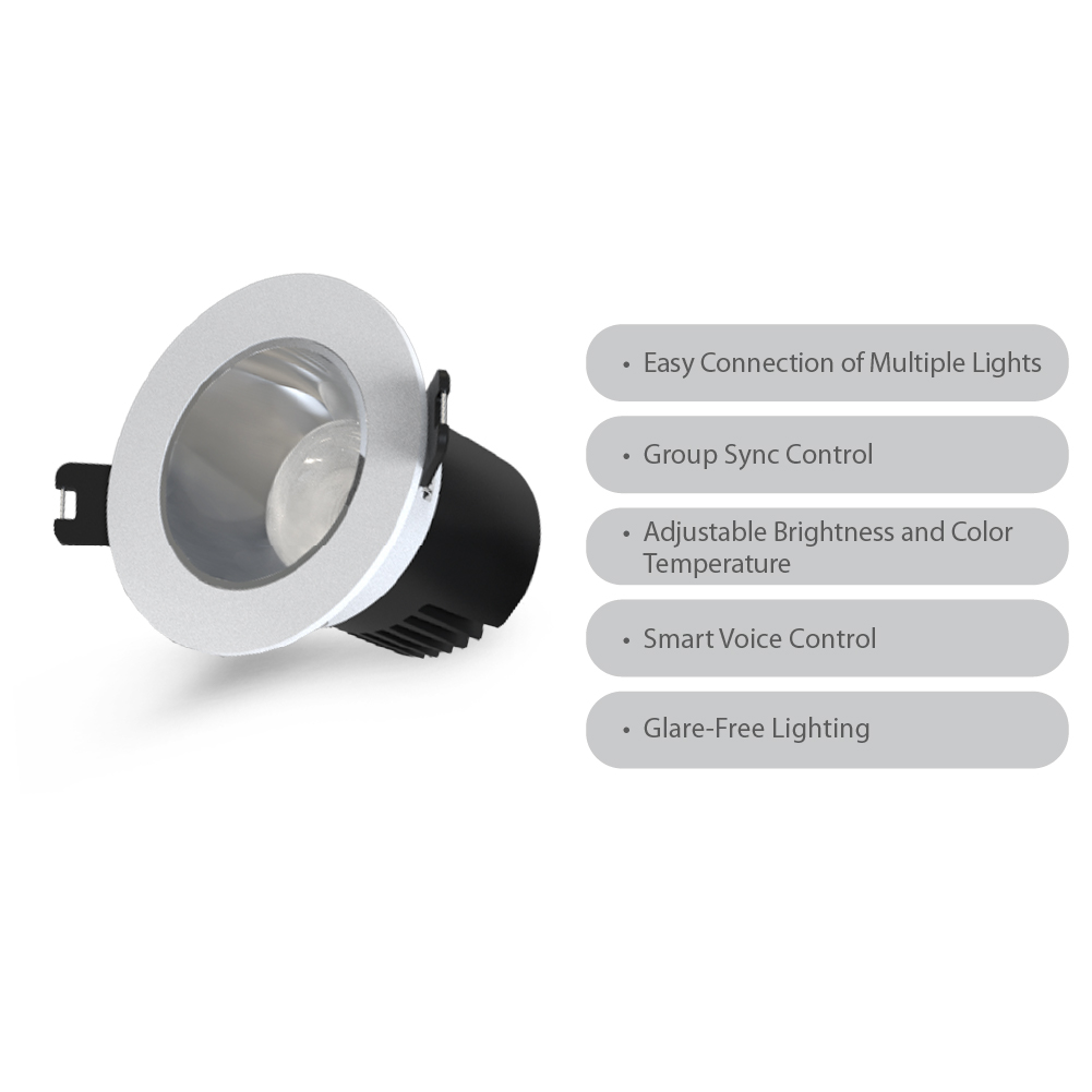Yeelight Downlight M2 Pro Smart Mesh Light | WiFi APP Control *Yeelight Mesh Gateway Hub ...